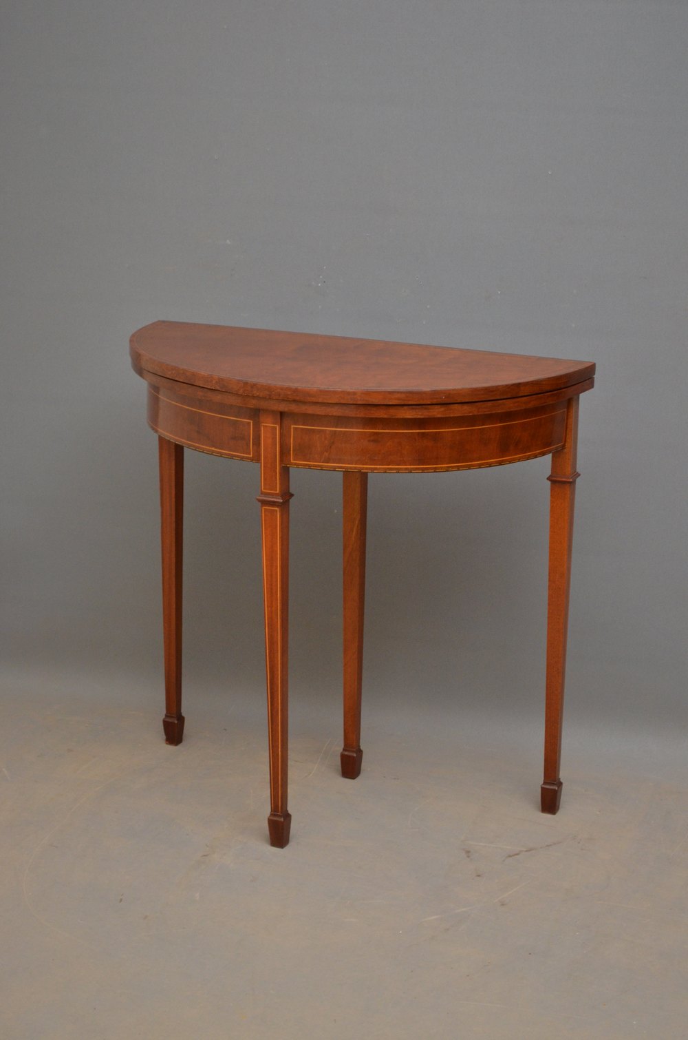 An Attractive Edwardian Card Table In Mahogany as006a4001 / Sn3871 ...