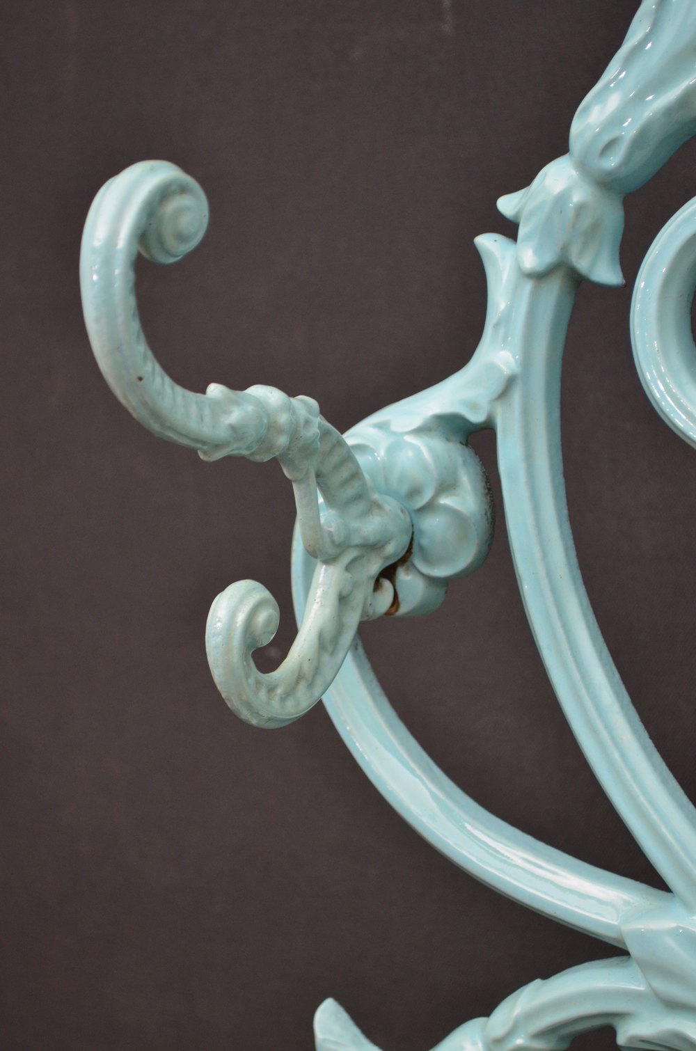 Striking 19c Cast Iron Hall Stand as006a3896 / Sn3906 - Antiques Atlas