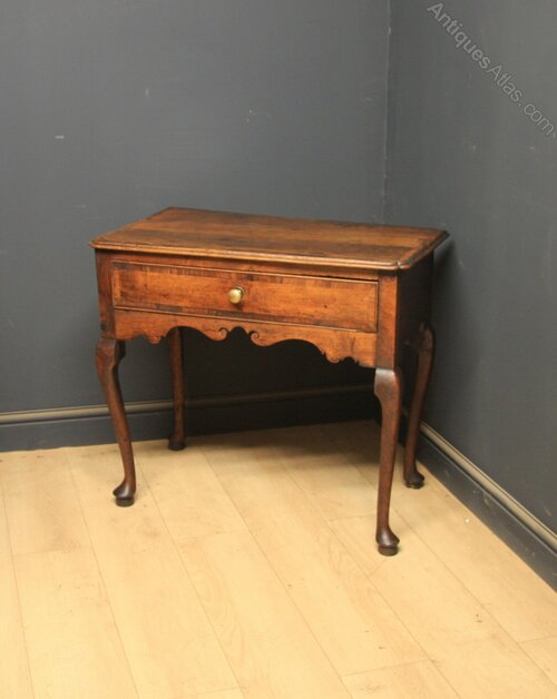 Antique Georgian Oak Side Table Lowboy as346a895 / b474 - Antiques Atlas