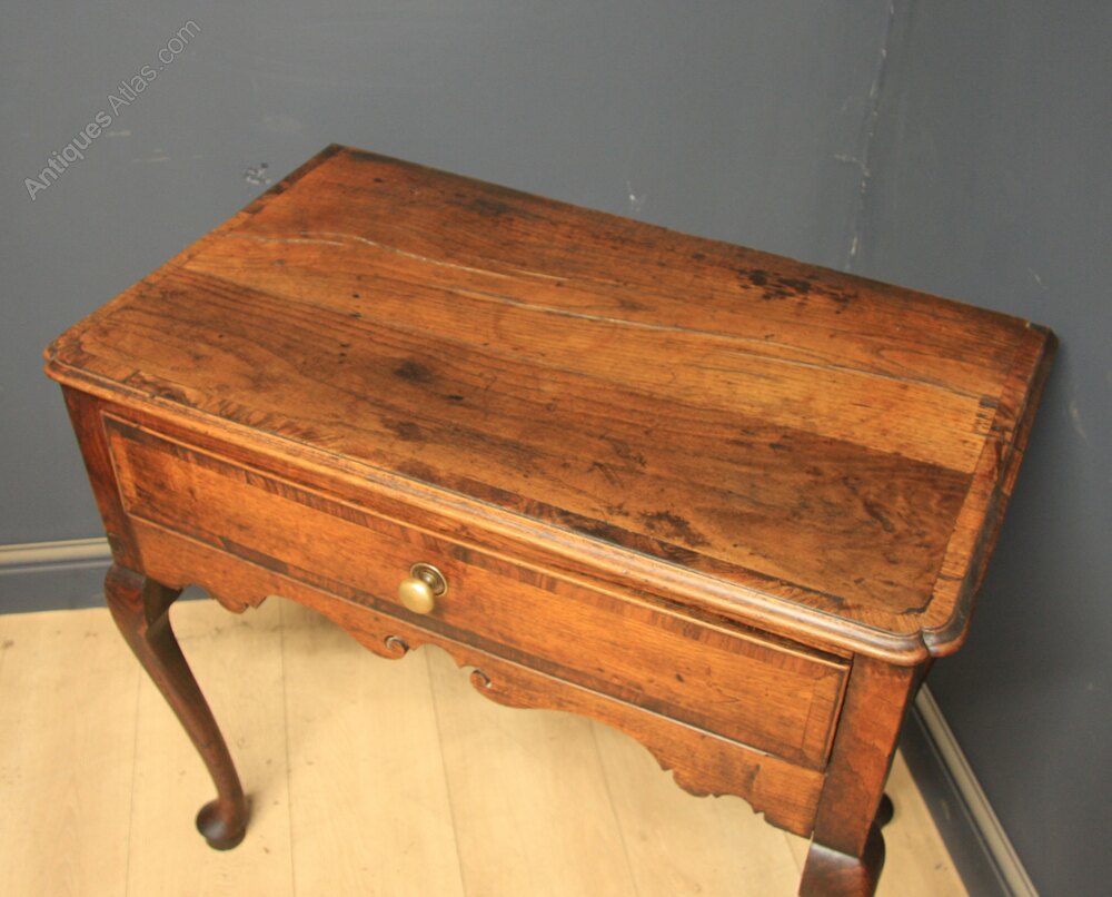 Antique Georgian Oak Side Table Lowboy as346a895 / b474 - Antiques Atlas