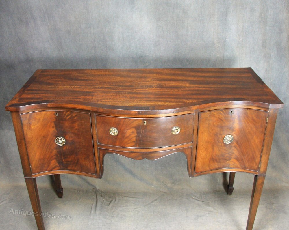 Edwardian Mahogany Sideboard as346a425 / b52 - Antiques Atlas