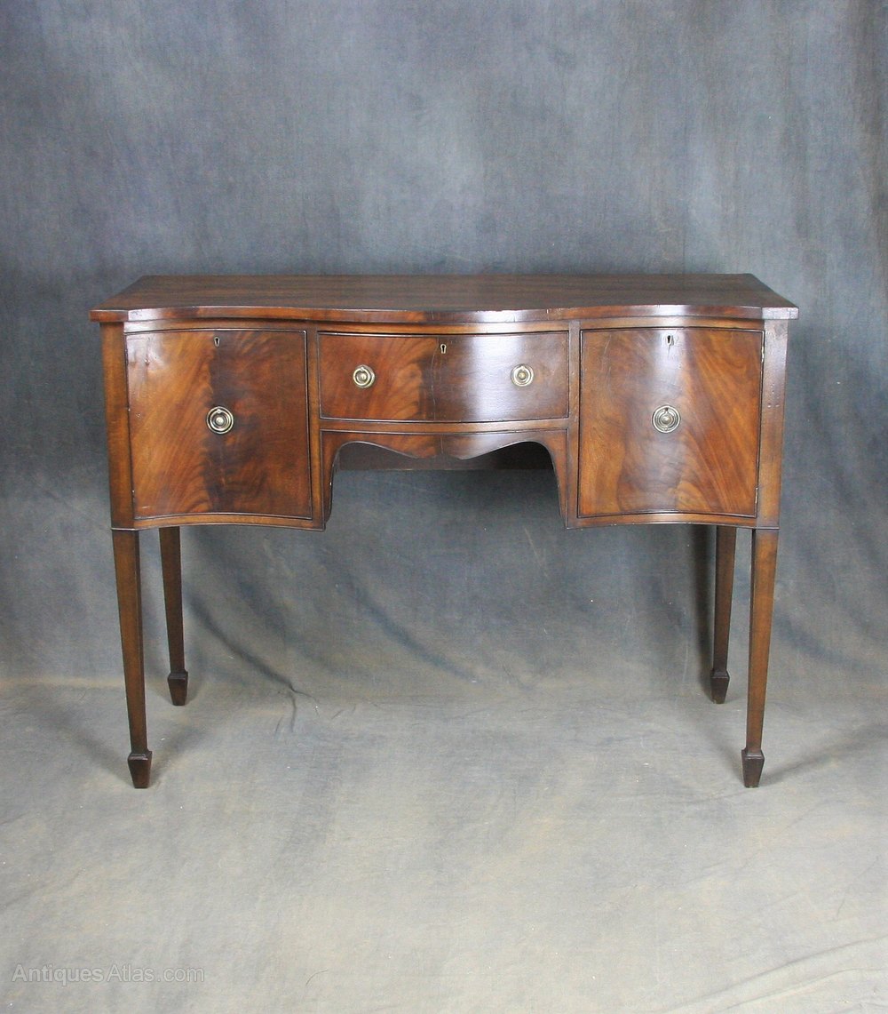 Edwardian Mahogany Sideboard as346a425 / b52 - Antiques Atlas