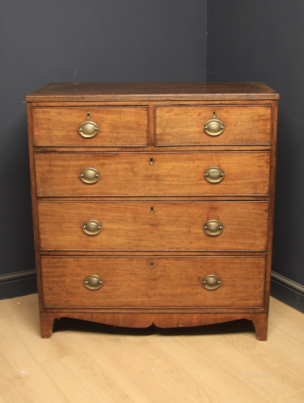 Regency Mahogany Chest Of Drawers - Antiques Atlas