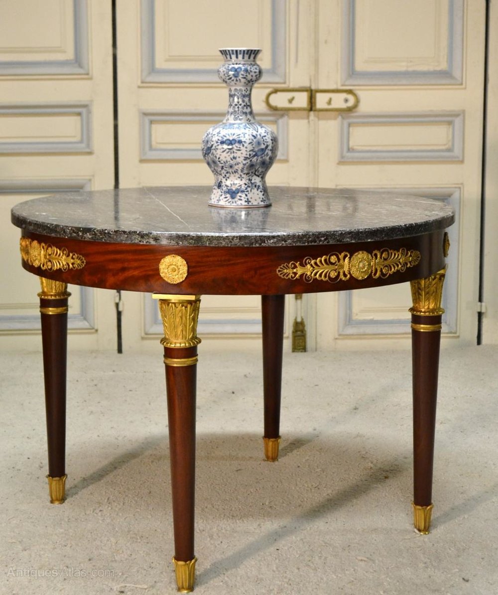 French Empire Center Table - Antiques Atlas