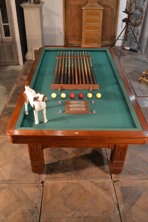 French Art Deco Snooker / Billiard Table - Antiques Atlas