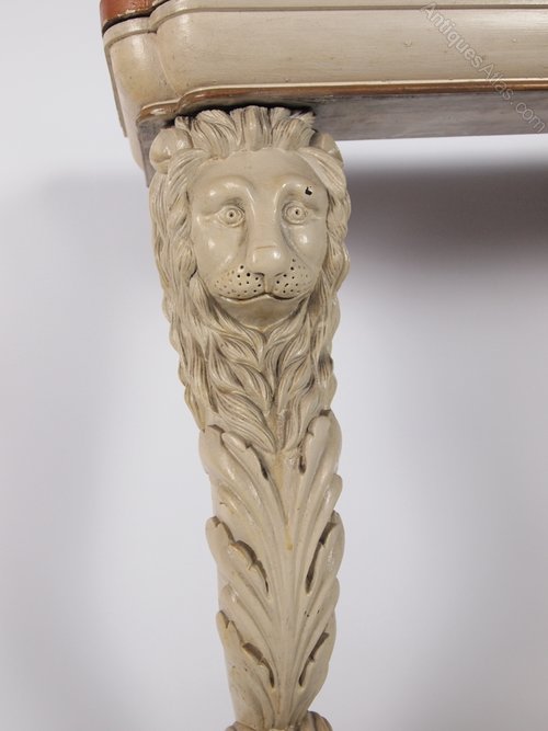 Lion Console Table as554a027 / D01444 - Antiques Atlas
