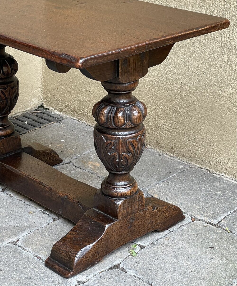 Apprentice Miniature Oak Refectory Table as824a2704 - Antiques Atlas
