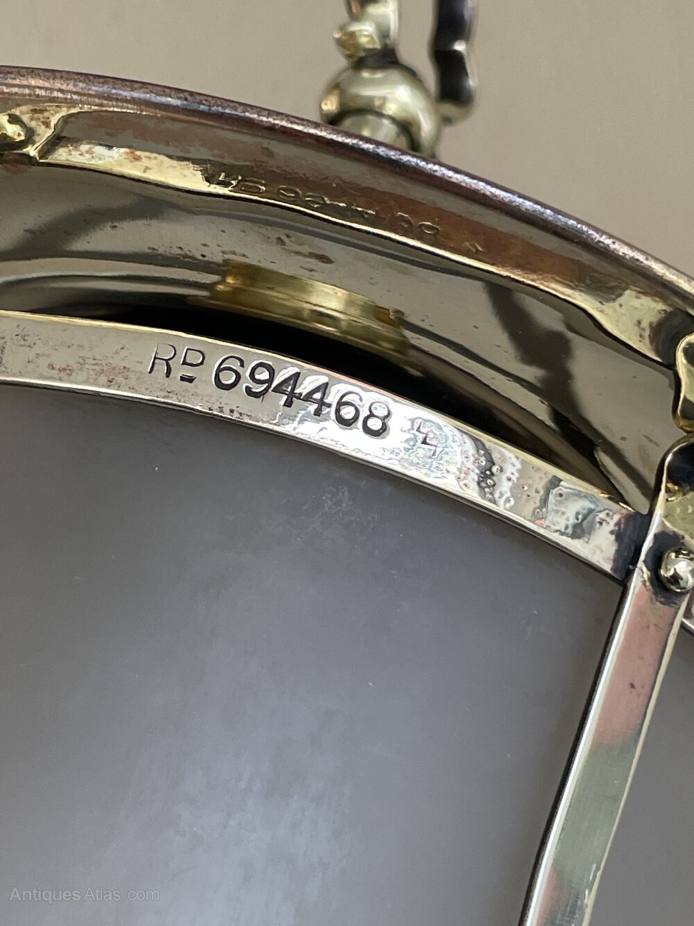 Antiques Atlas - Arts & Crafts Brass Hall Lantern Registered Design ...