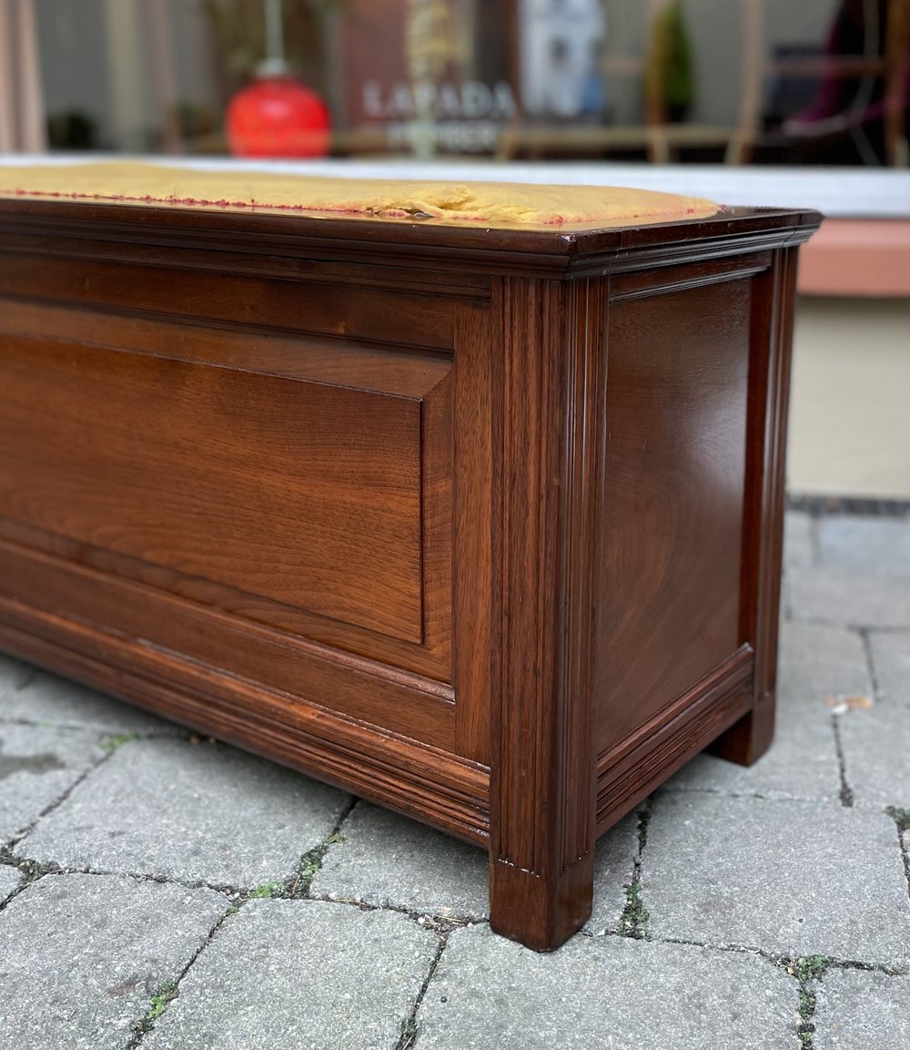 Victorian Mahogany Ottoman Window Seat By Gillows - Antiques Atlas