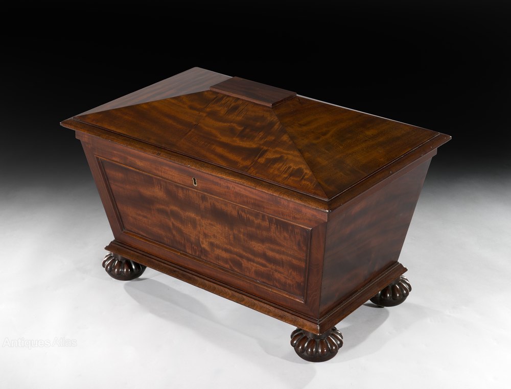 Regency Sarcophagus Wine Cooler/Cellarette - Antiques Atlas
