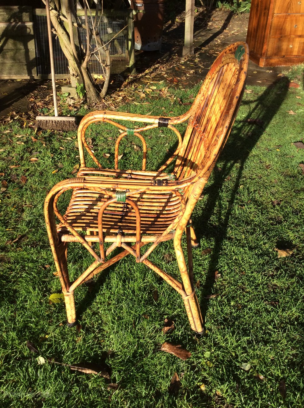 An Australian Rattan Conservatory Arm Chair - Antiques Atlas
