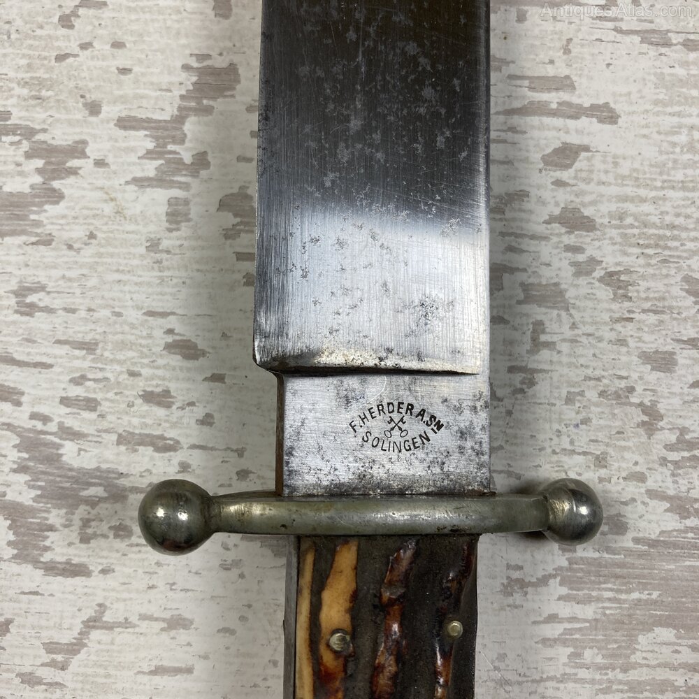 Antiques Atlas - German Hunting Knife as1110a075
