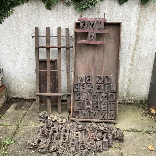 Antiques Atlas - Sack Printing Letterpress as1110a080