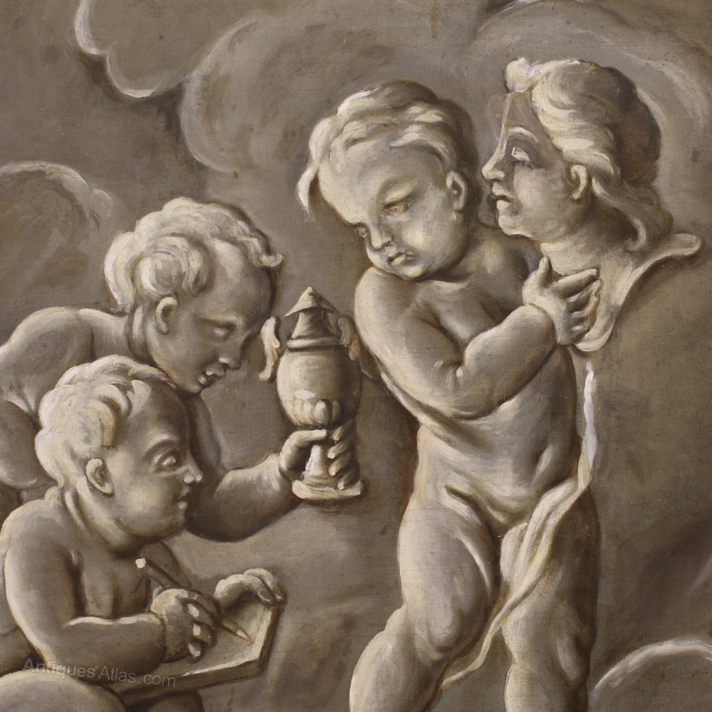 Antiques Atlas - 19th Century French Allegory Painting