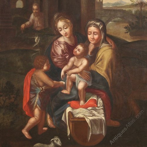 Antiques Atlas - Antique Holy Family From 17th Century