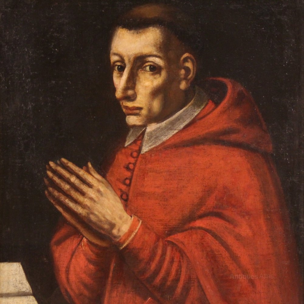 Antiques Atlas - Antique Portrait Of A Prelate From 18th Century