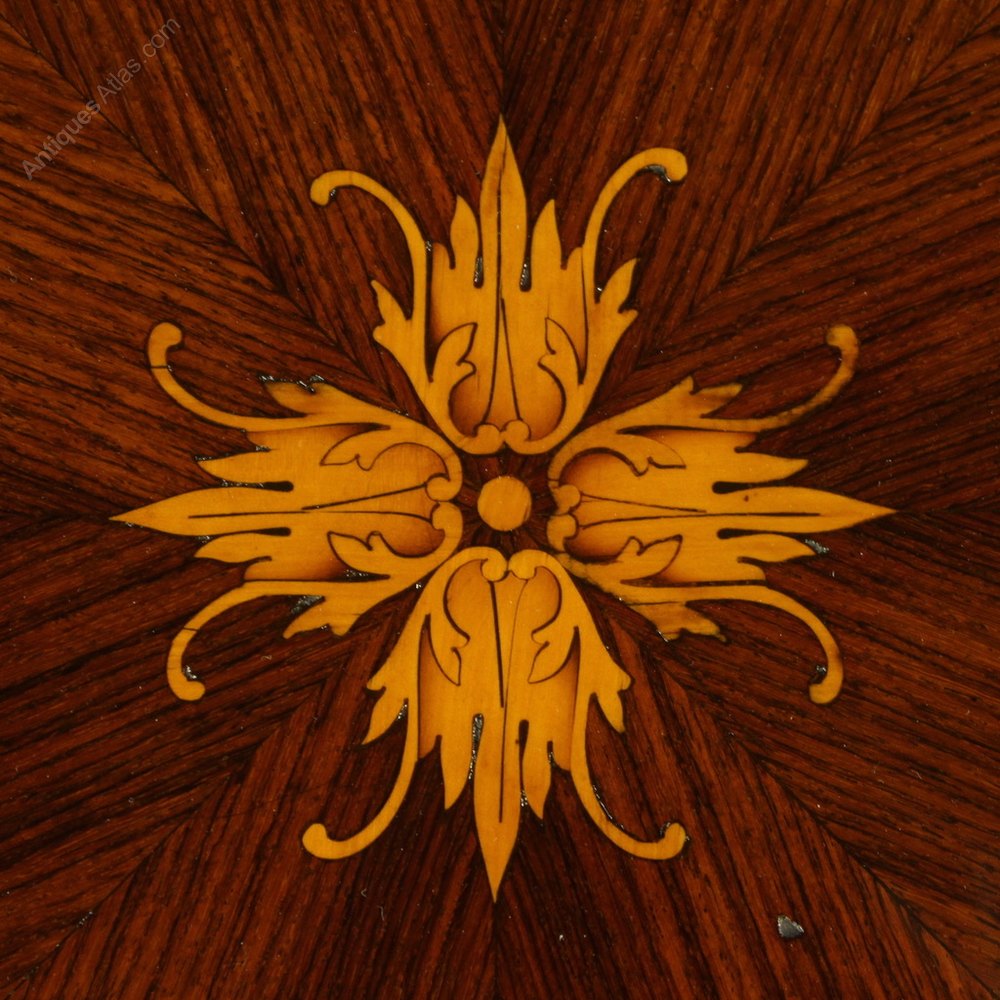 Antiques Atlas - Elegant Inlaid Table From The 20th Century