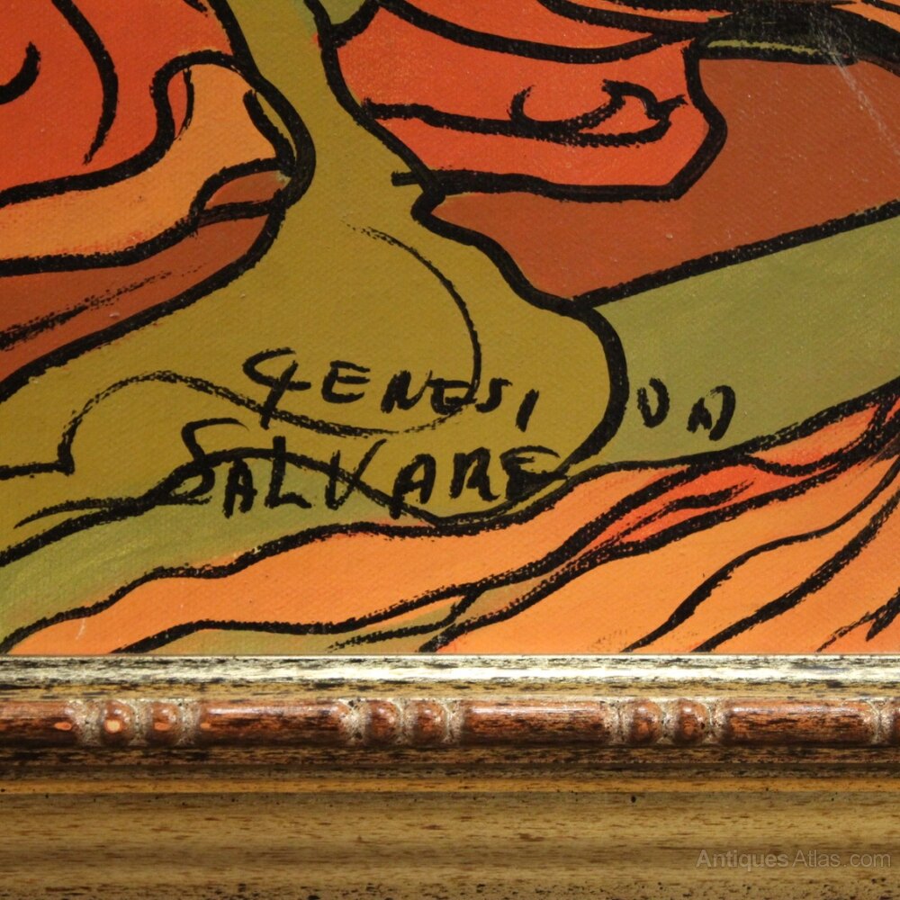 Antiques Atlas - Fascinating Modern Italian Painting From The 20th