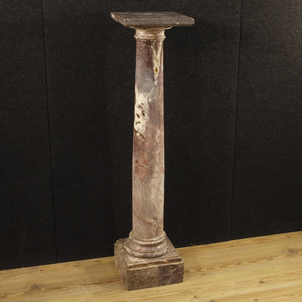 French Column In Marble - Antiques Atlas