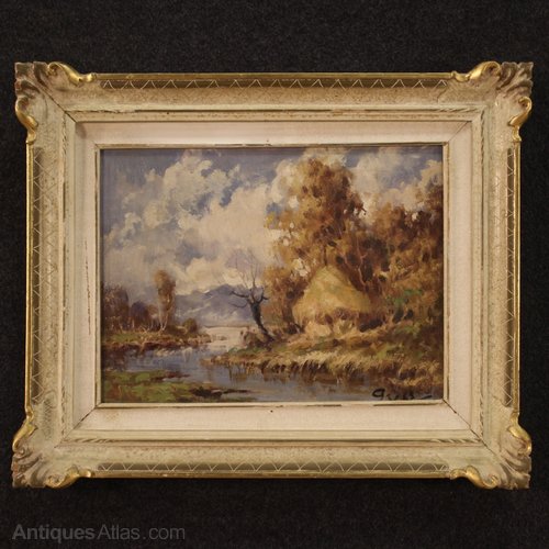 Antiques Atlas - French Signed Landscape Painting In Impressionist