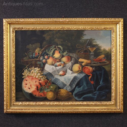 Antiques Atlas - Great 17th Century Italian Painting, Still Life ...