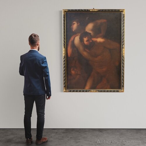 Antiques Atlas - Great 17th Century Mythological Painting, Hercules ...