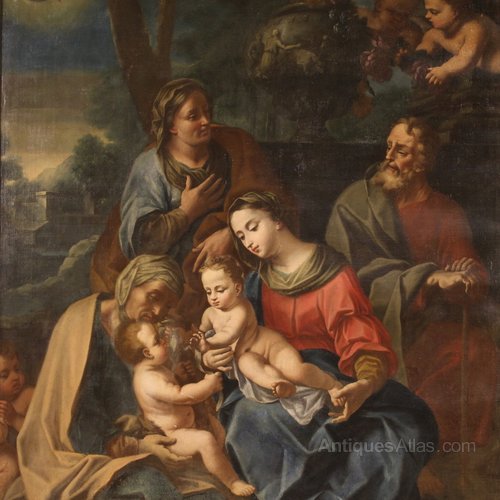 Antiques Atlas - Great Holy Family From 17h Century
