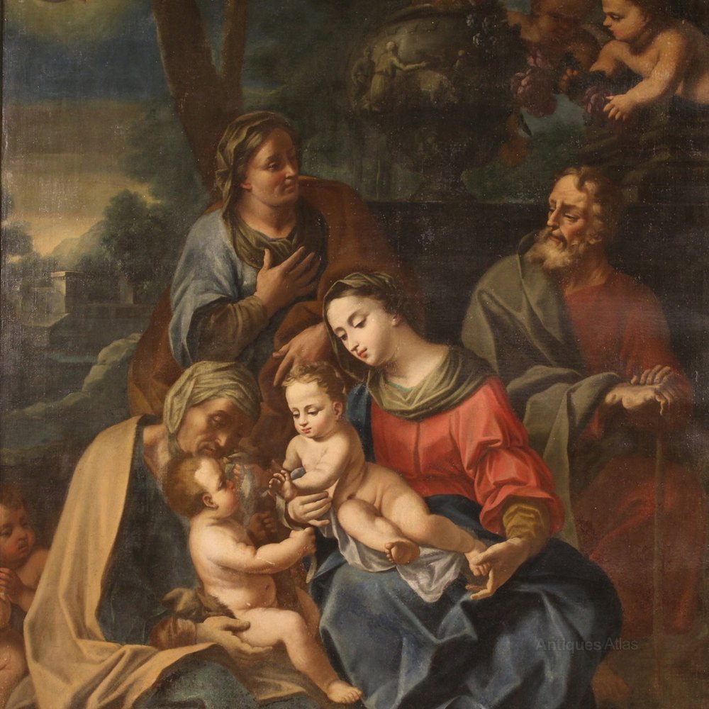 Antiques Atlas - Great Holy Family From 17h Century