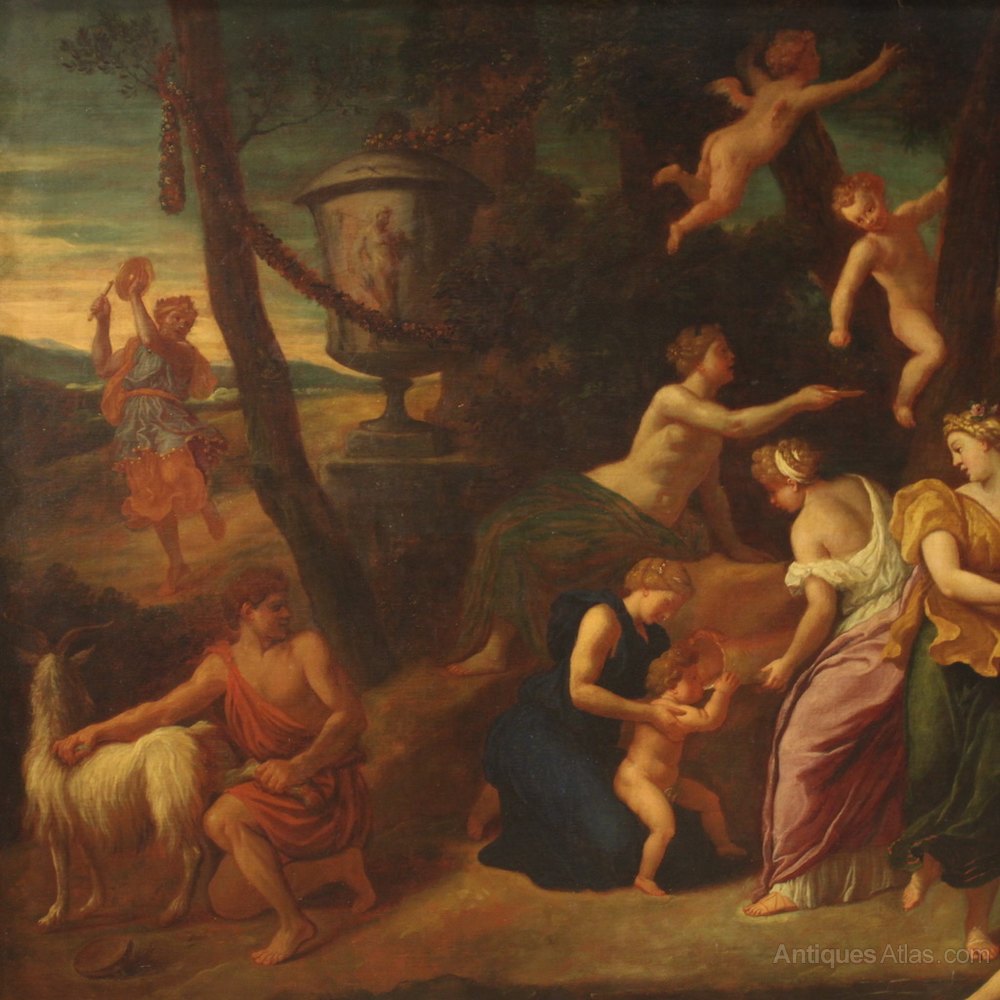 Antiques Atlas - Great Mythological Painting From 17th Century