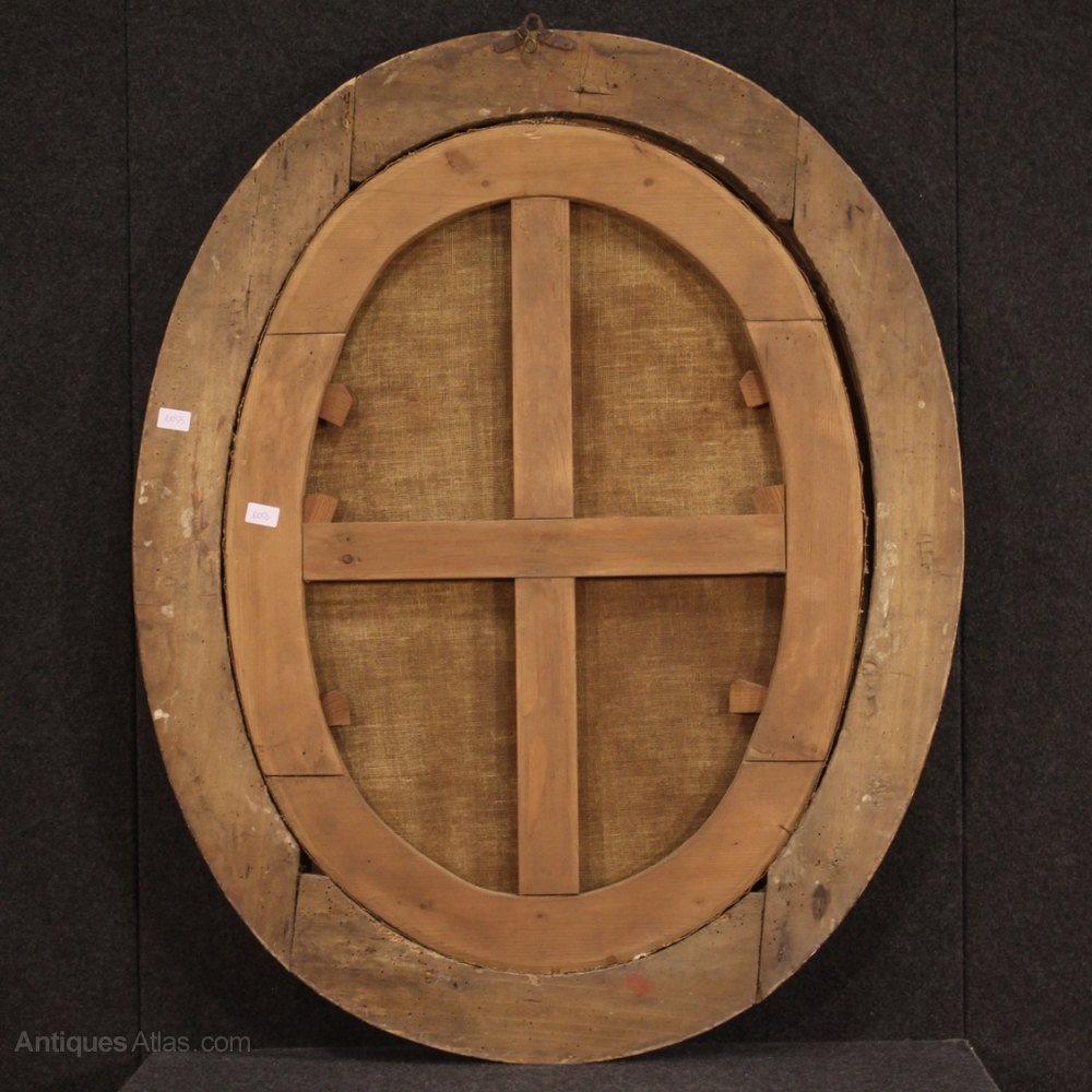 Antiques Atlas - Great Religious Oval Painting From 17th Century