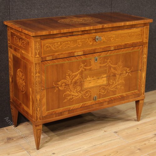 Inlaid Commode In The Louis XVI Style - Antiques Atlas