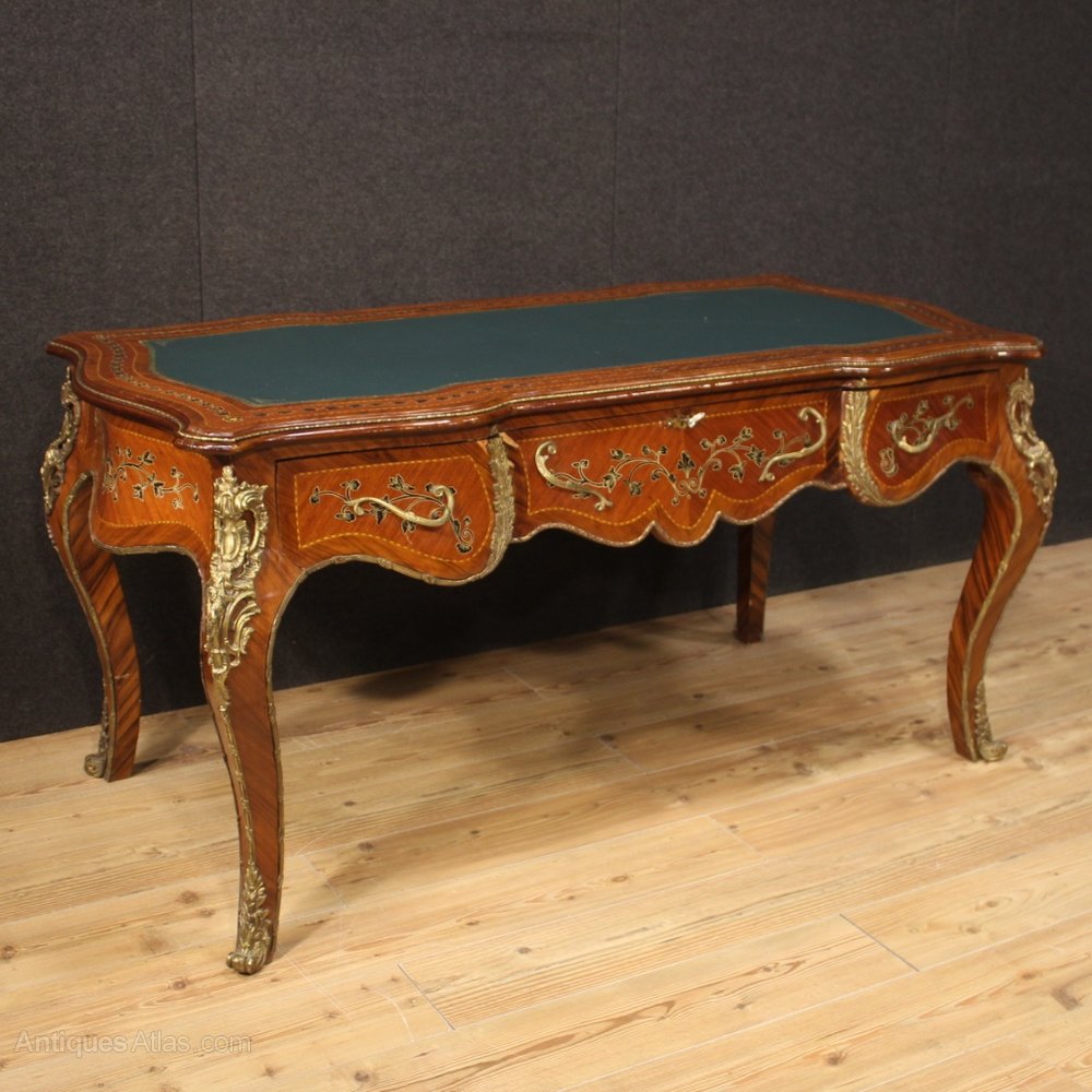 Antiques Atlas - Inlaid Writing Desk In Napoleon III Style