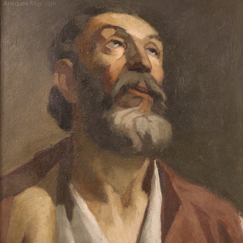 Antiques Atlas - Italian Portrait From The Mid 20th Century