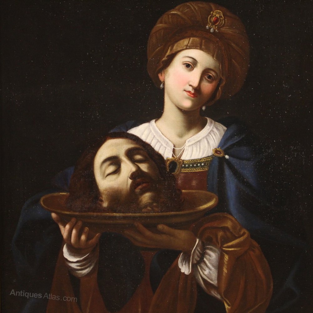 Antiques Atlas - Painting Salome With The Head Of Baptist