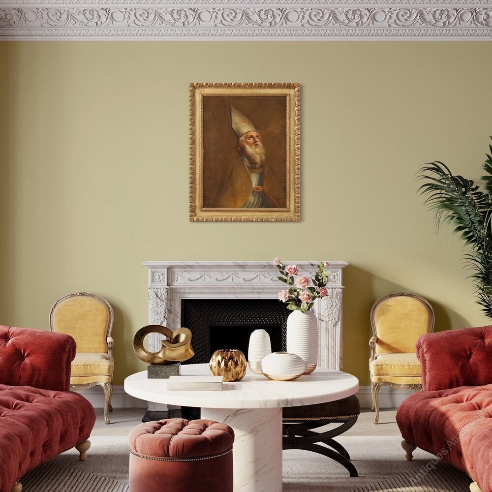 Antiques Atlas - Portrait Of A Bishop Painting From The 18th Century ...