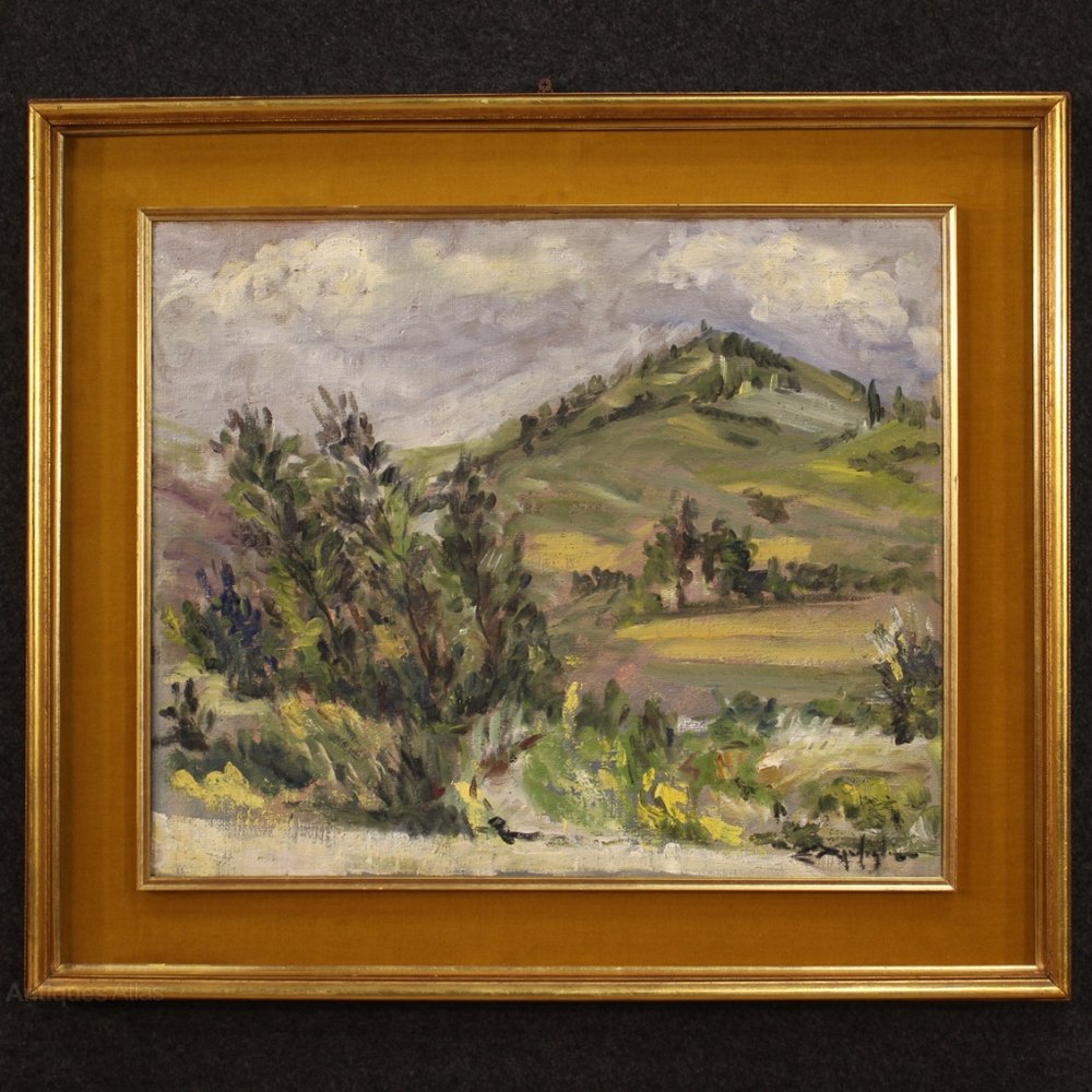 Antiques Atlas - Signed Landscape Painting In Impressionist Style