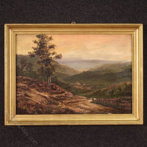 Antiques Atlas - Small Romantic Landscape From The 1920s