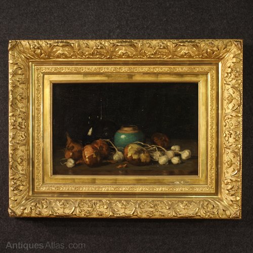 Antiques Atlas - Still Life On Panel Signed From The 19th Century