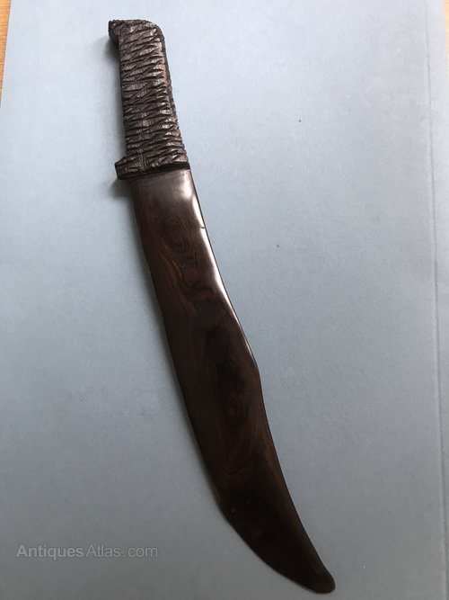 Antiques Atlas - Hand Carved East African Ebony Tribal Knife