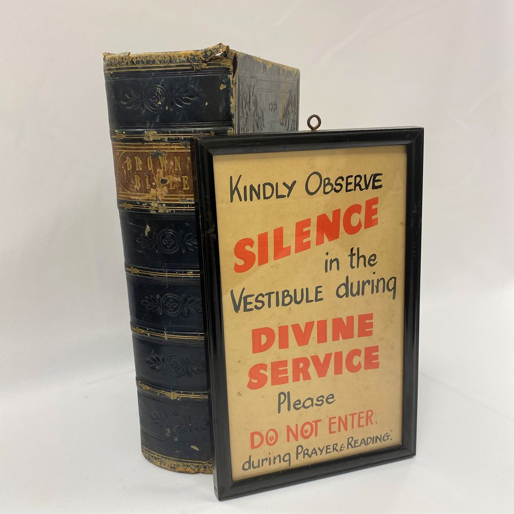 Antiques Atlas - Vintage Church Sign