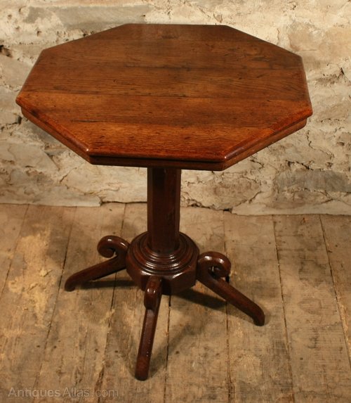 Oak Lamp Table - Antiques Atlas