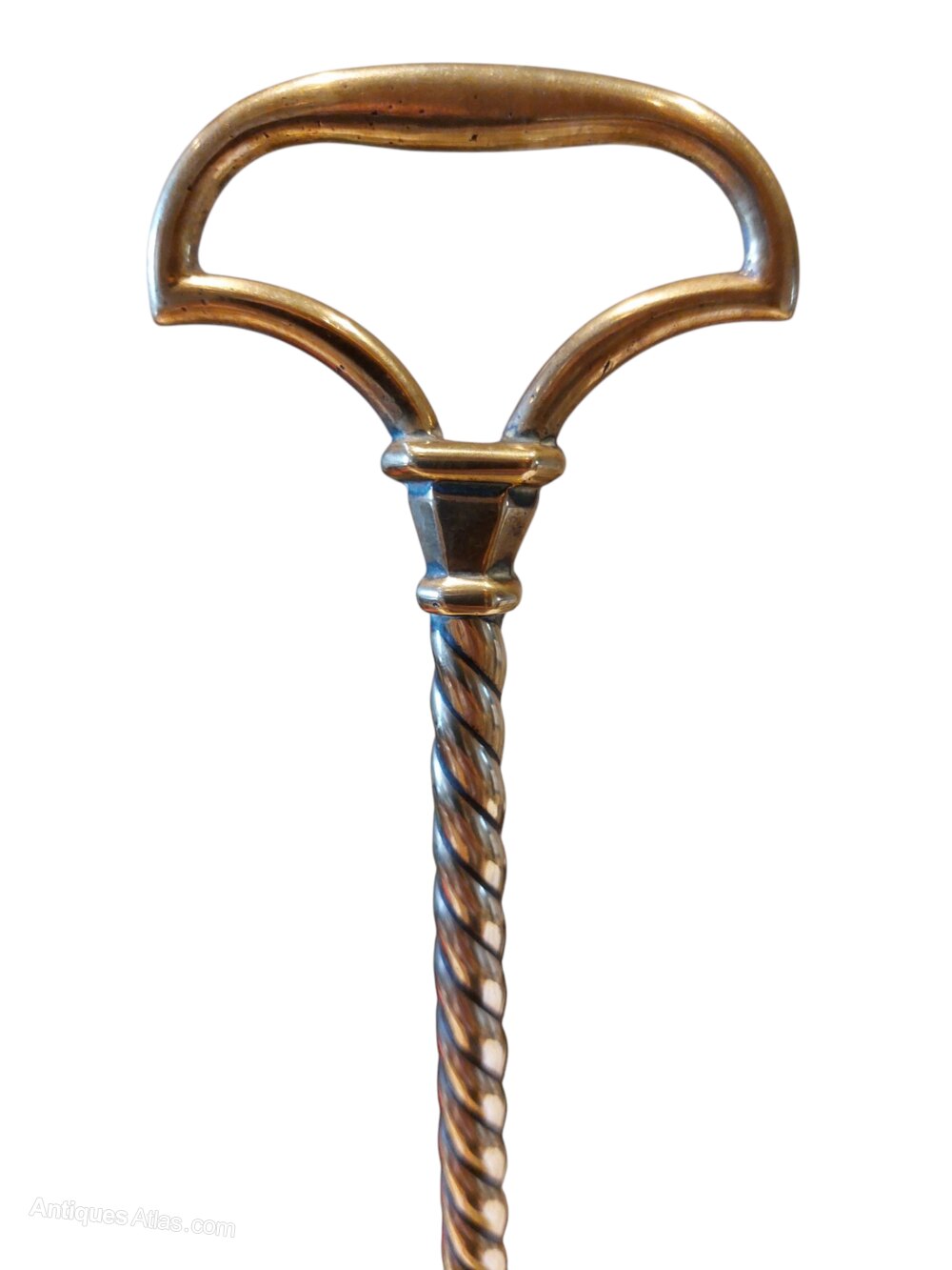 Antiques Atlas - Victorian Rope Twist Stem Brass Doorstop C.1870 ...