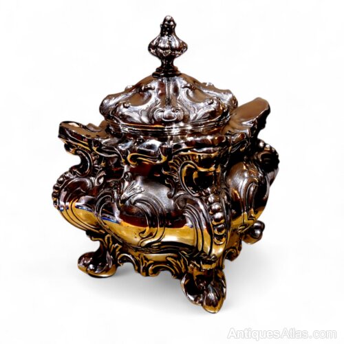 Antiques Atlas - Walker And Hall Silver Plated Tea Caddy as1084a584 ...