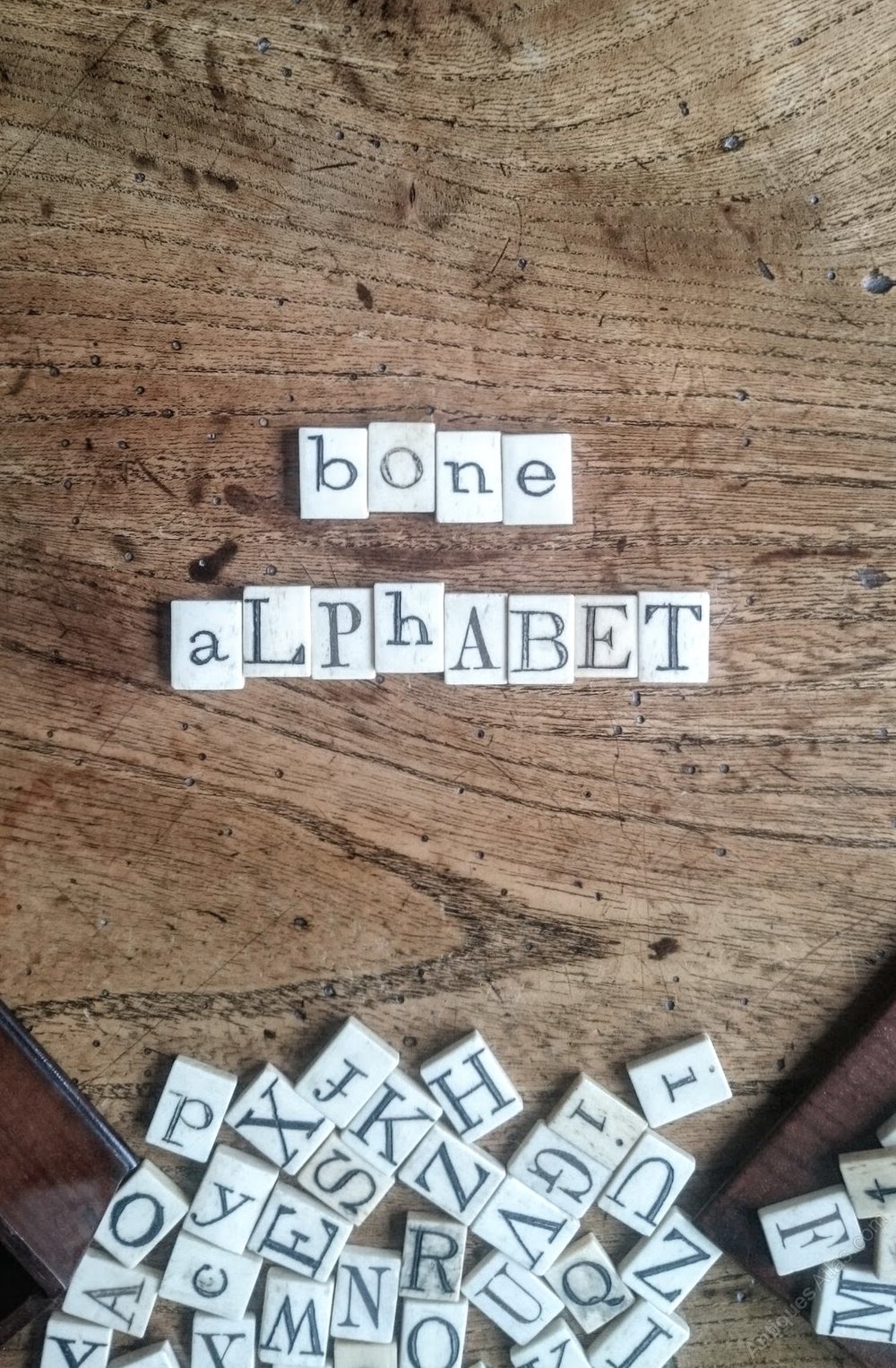 Antiques Atlas - Bone Alphabet