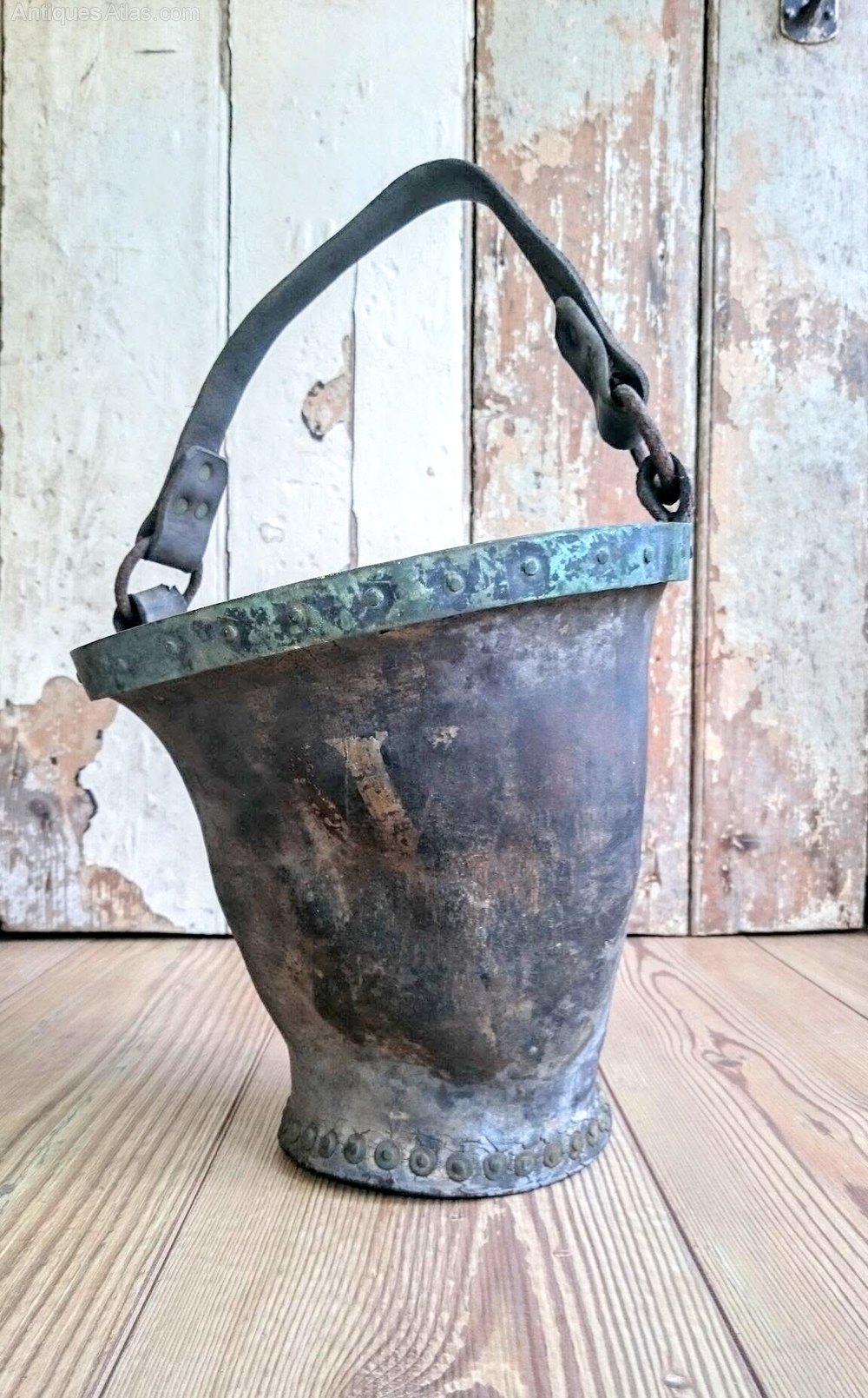 Antiques Atlas - Leather Bucket