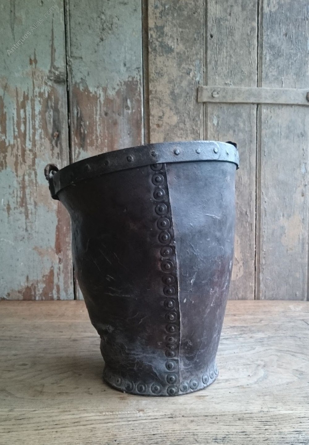 Antiques Atlas - Leather Bucket