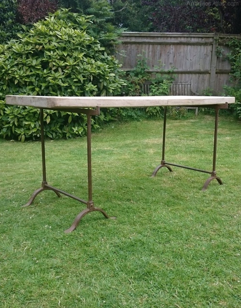 Sycamore Slab Table - Antiques Atlas