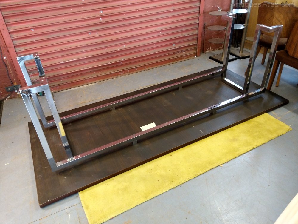 Rare Pieff Mandarin Rosewood /Chrome Table 1970 - Antiques Atlas