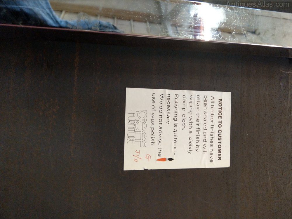 Rare Pieff Mandarin Rosewood /Chrome Table 1970 - Antiques Atlas