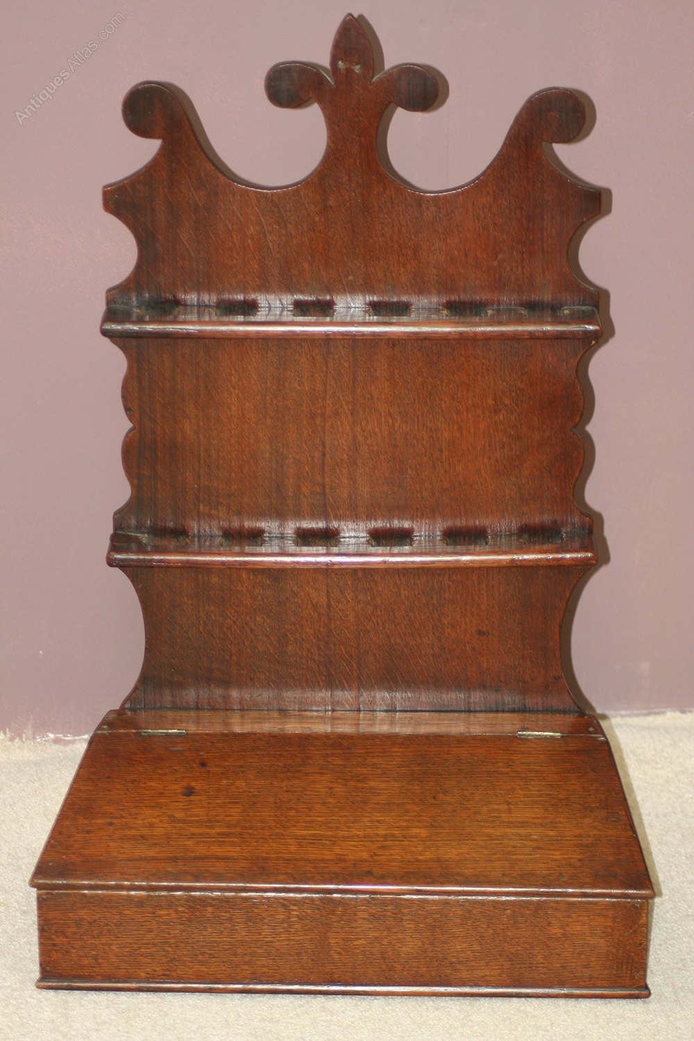 Antiques Atlas - 18th Century Northumberland Oak Spoon Rack.